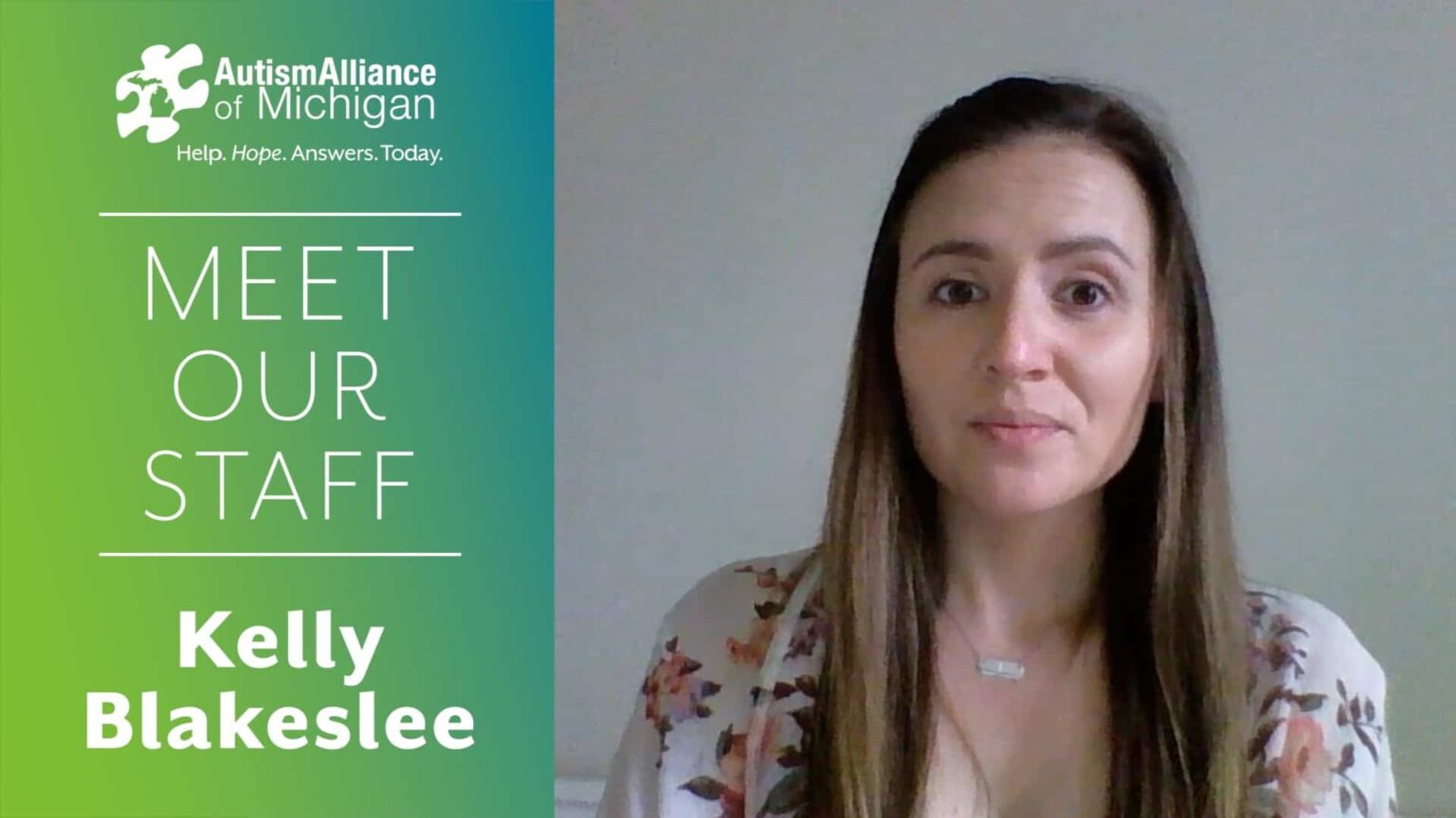 Meet Our Staff | Kelly Blakeslee - Autism Alliance of Michigan