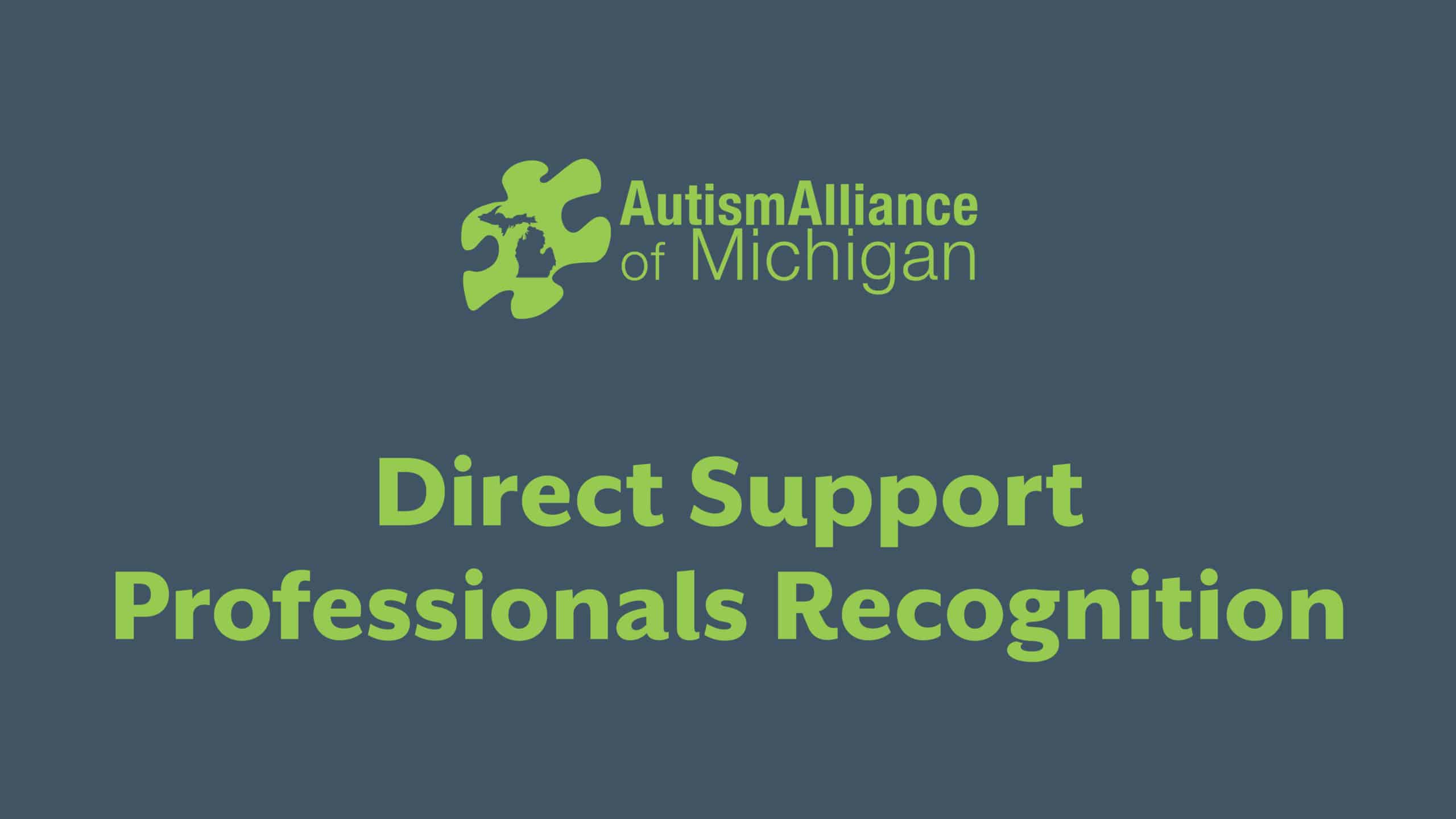 Direct Support Professionals Recognition – February 2021 – Autism ...