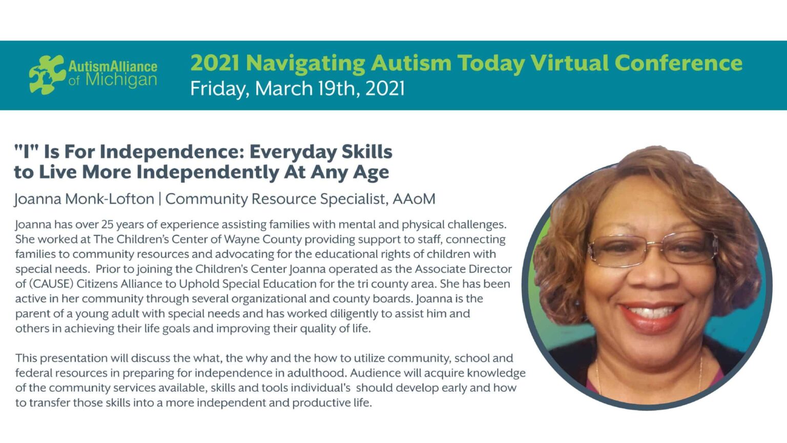 Webinar Library - Autism Alliance of Michigan