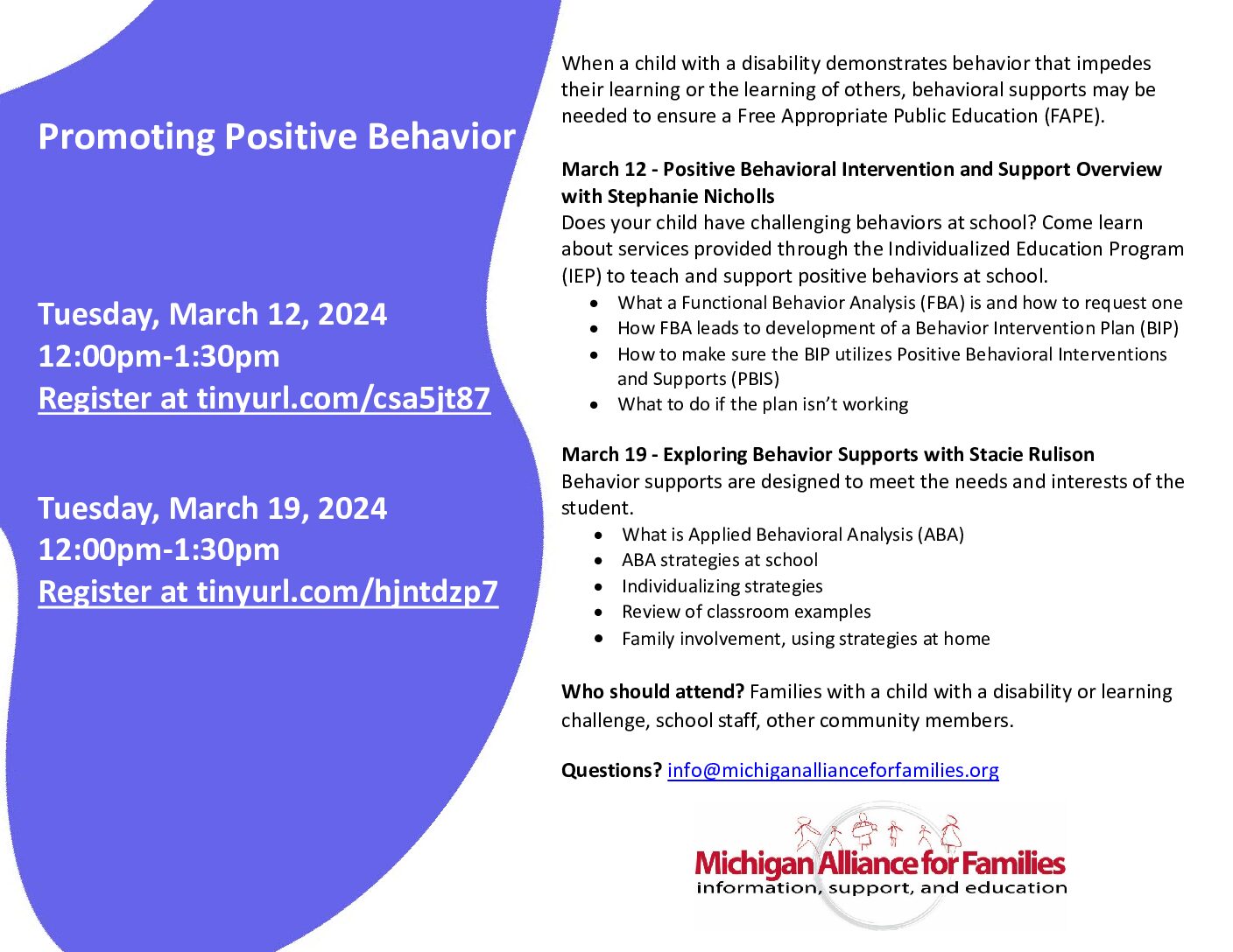 Events 5 - Autism Alliance of Michigan